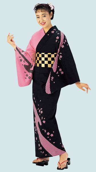 pink yukata