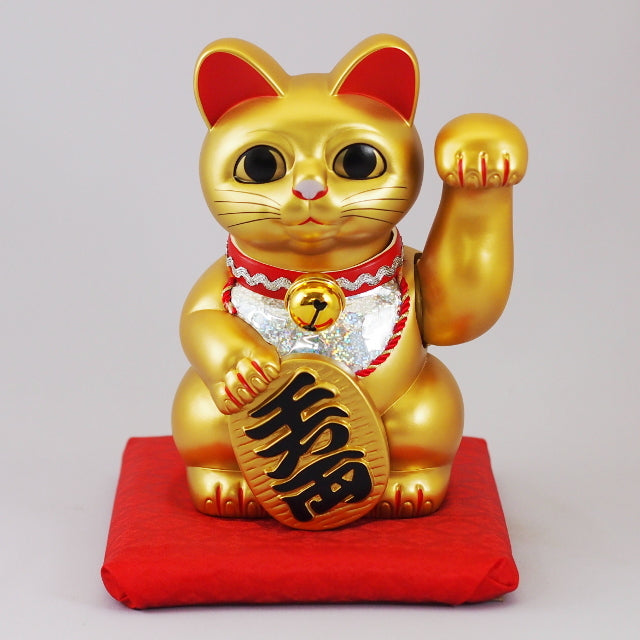 Solar Maneki Neko Gold Medium