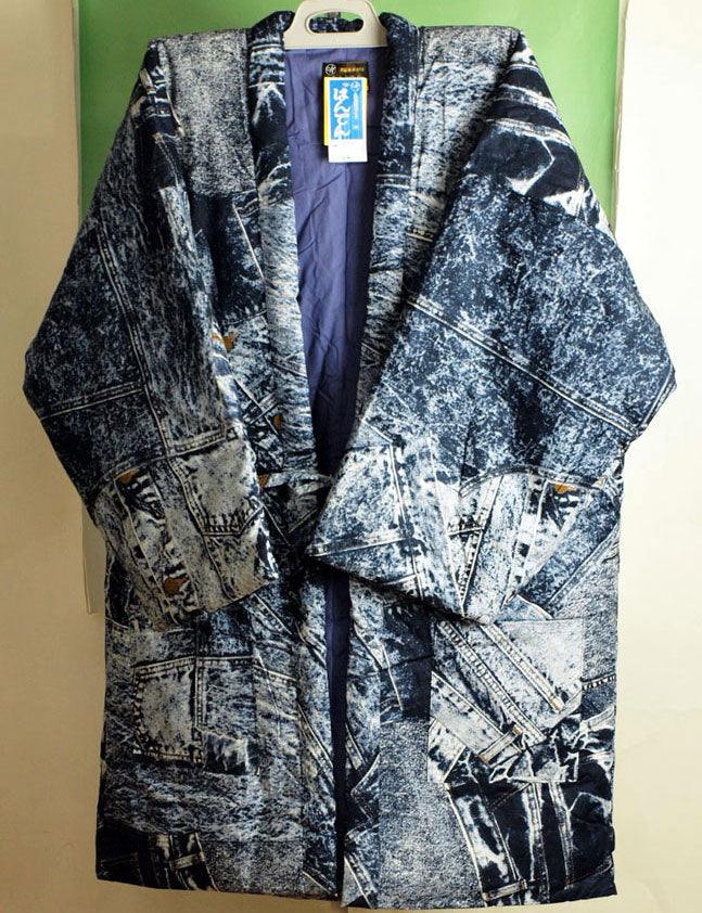 Denim Print Hanten